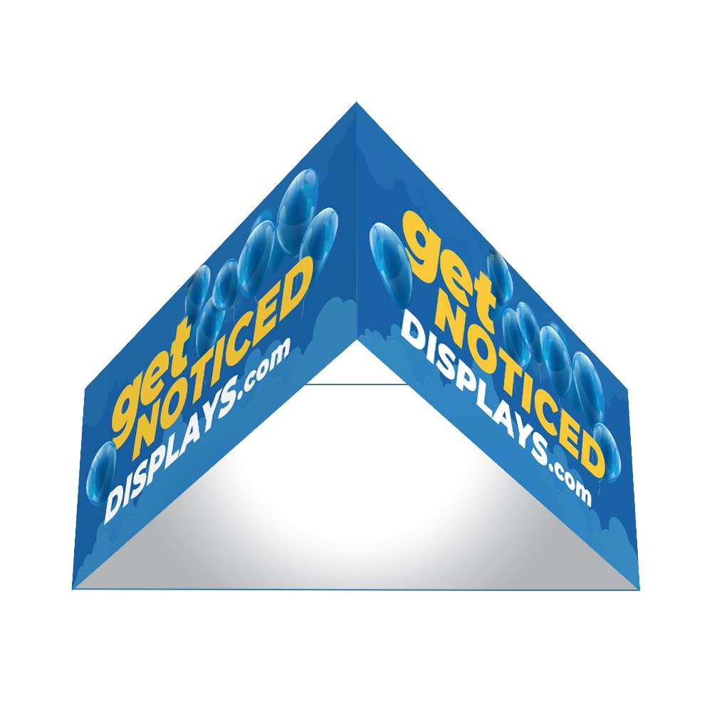 10ft Triangle Hanging Banners Get Noticed Displays