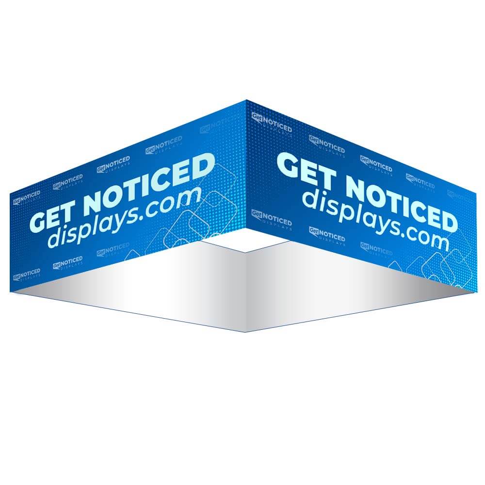 12ft x 60 in Square Hanging Banner Single-Sided – Get Noticed Displays