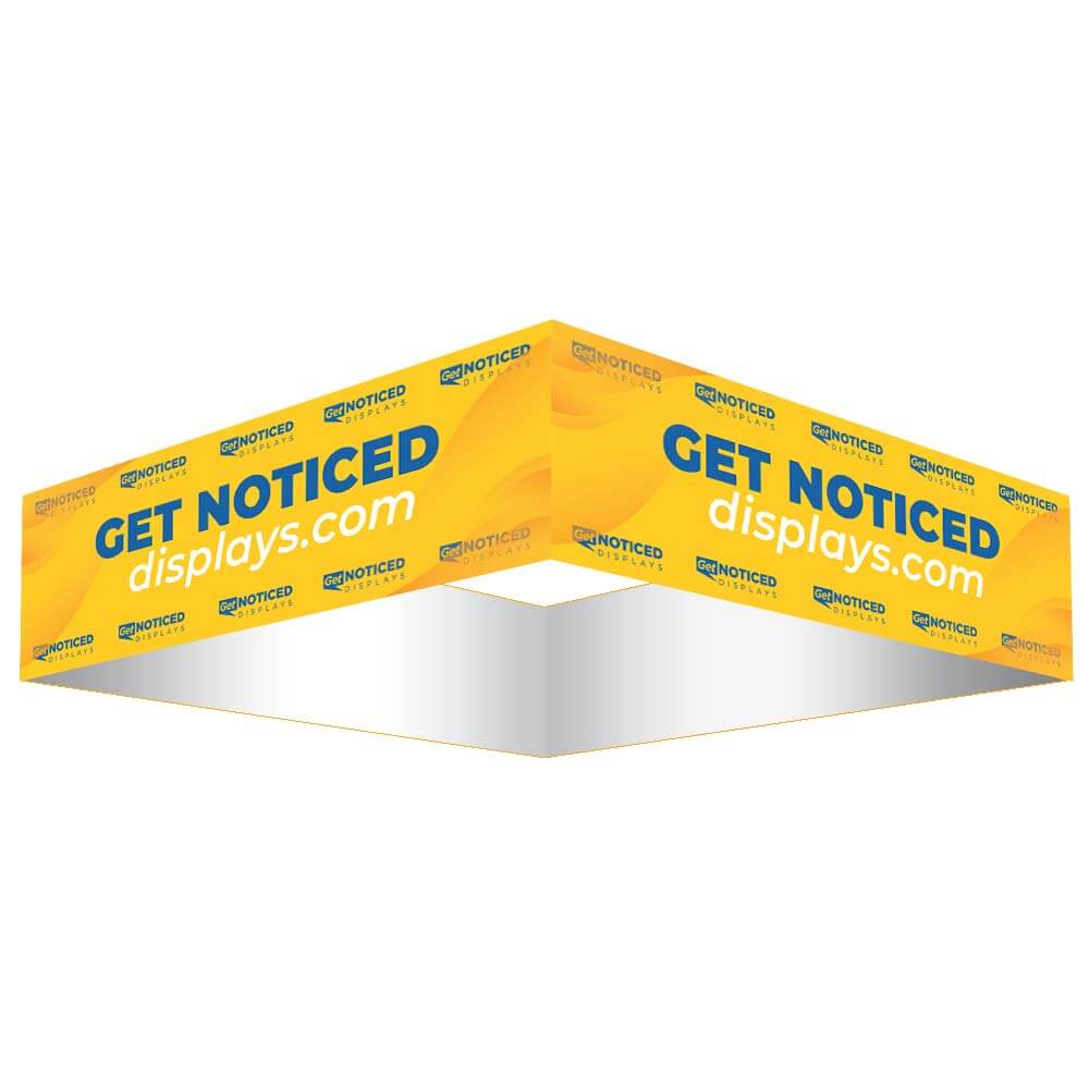 15ft x 24 in Square Hanging Banner Single-Sided – Get Noticed Displays