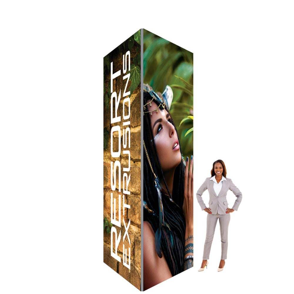5 x 12 ft Big Sky Square Tower Non-Backlit – Get Noticed Displays