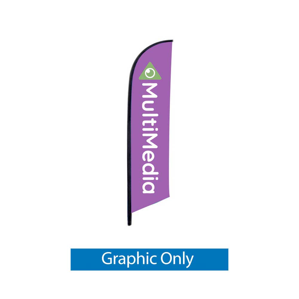 7 ft. Feather Flag Single-Sided Graphic Only – Get Noticed Displays