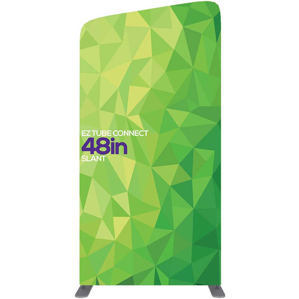 4 ft EZ Connect Slanted Top Single-Sided Tubular Display – Get Noticed ...