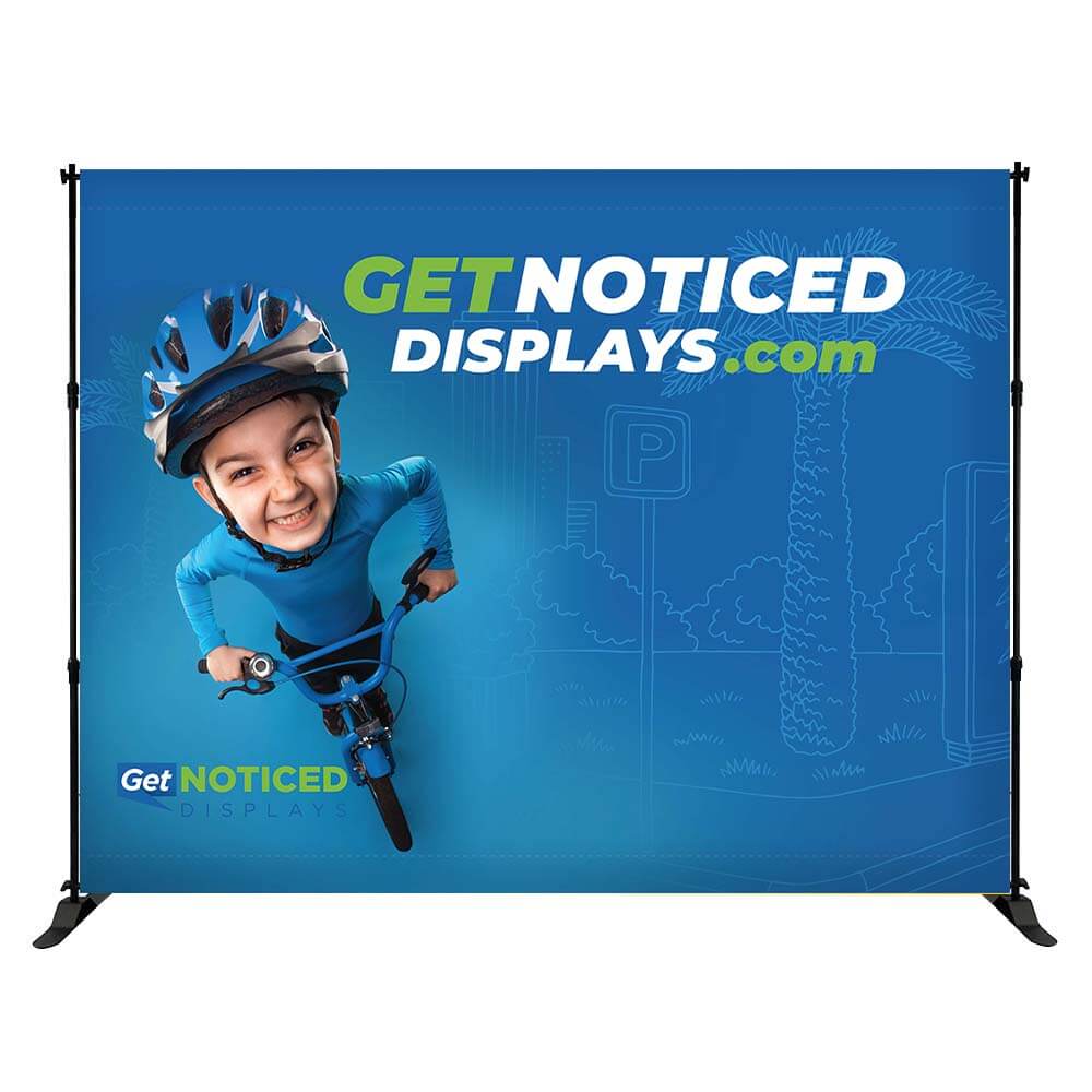 10 FT Slider Fabric Tube Display Graphic Only – Get Noticed Displays