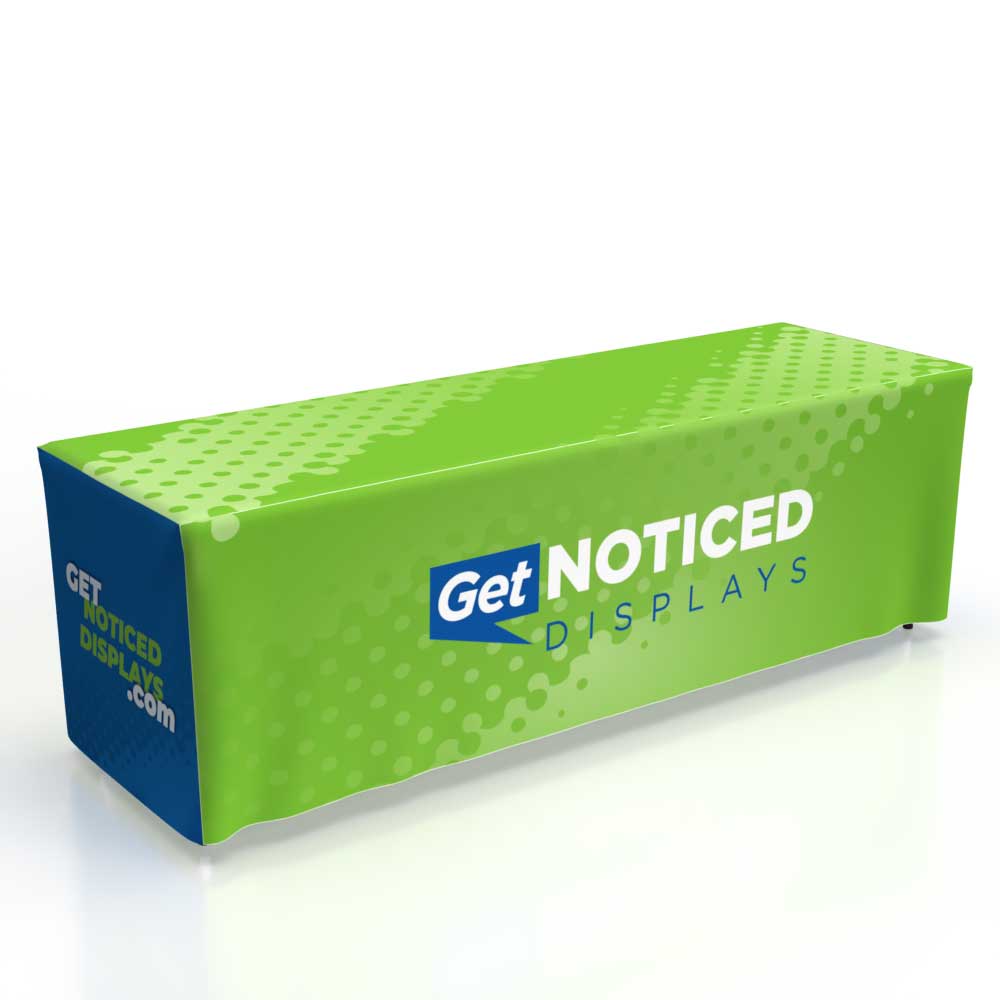 Custom 8FT Fitted Table Throw – Get Noticed Displays
